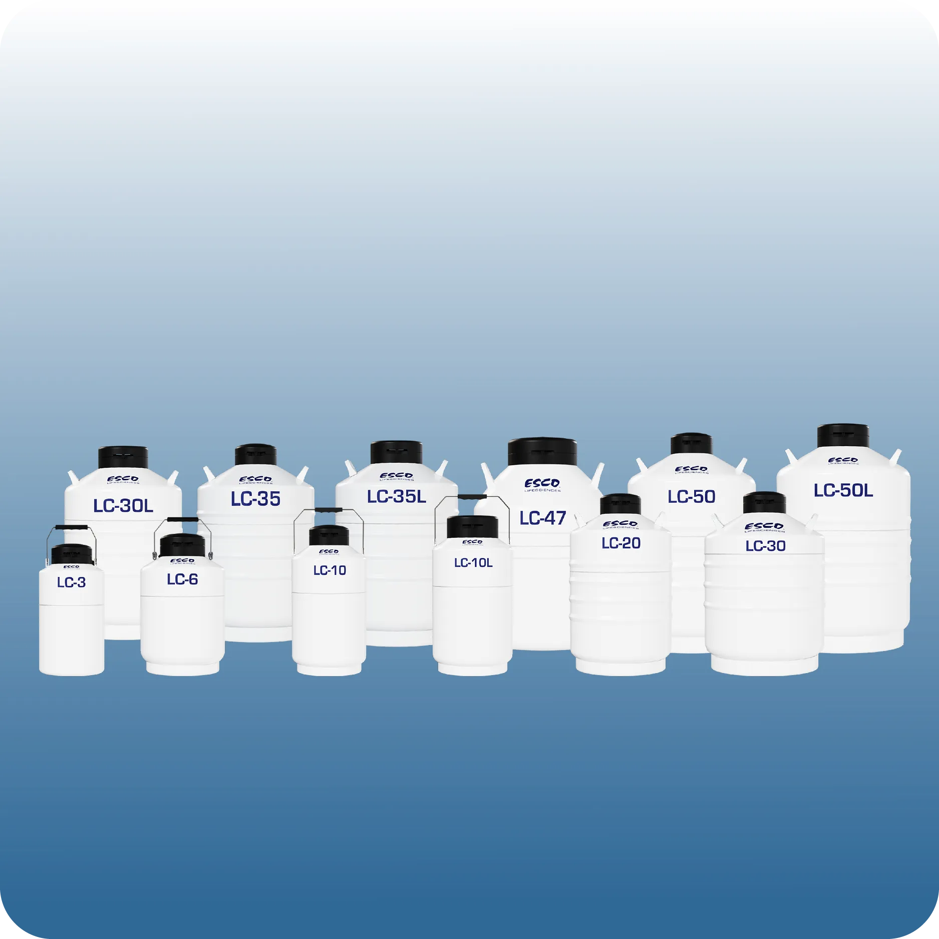 Liquid Nitrogen Biological Container Round Canister Series | Escol ...