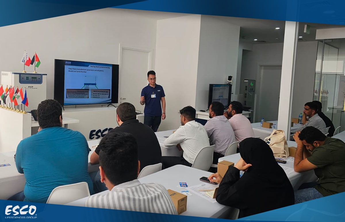 Sales and Service Training in Dubai Office | Esco Lifesciences