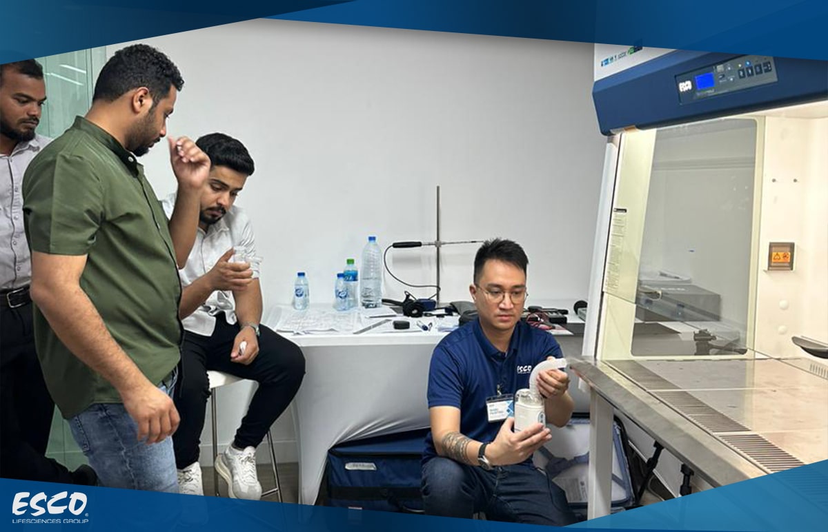 Sales and Service Training in Dubai Office | Esco Lifesciences