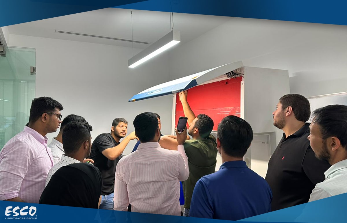 Sales and Service Training in Dubai Office | Esco Lifesciences