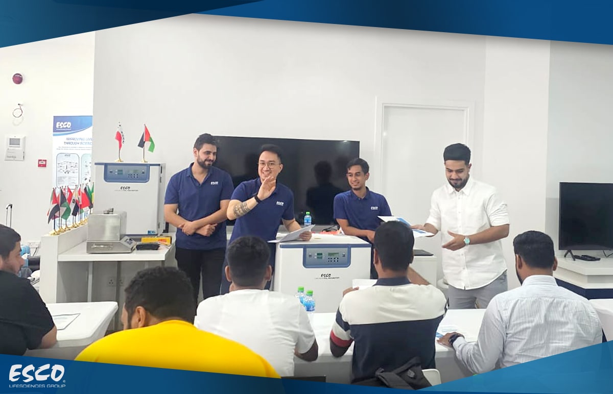 Sales and Service Training in Dubai Office | Esco Lifesciences
