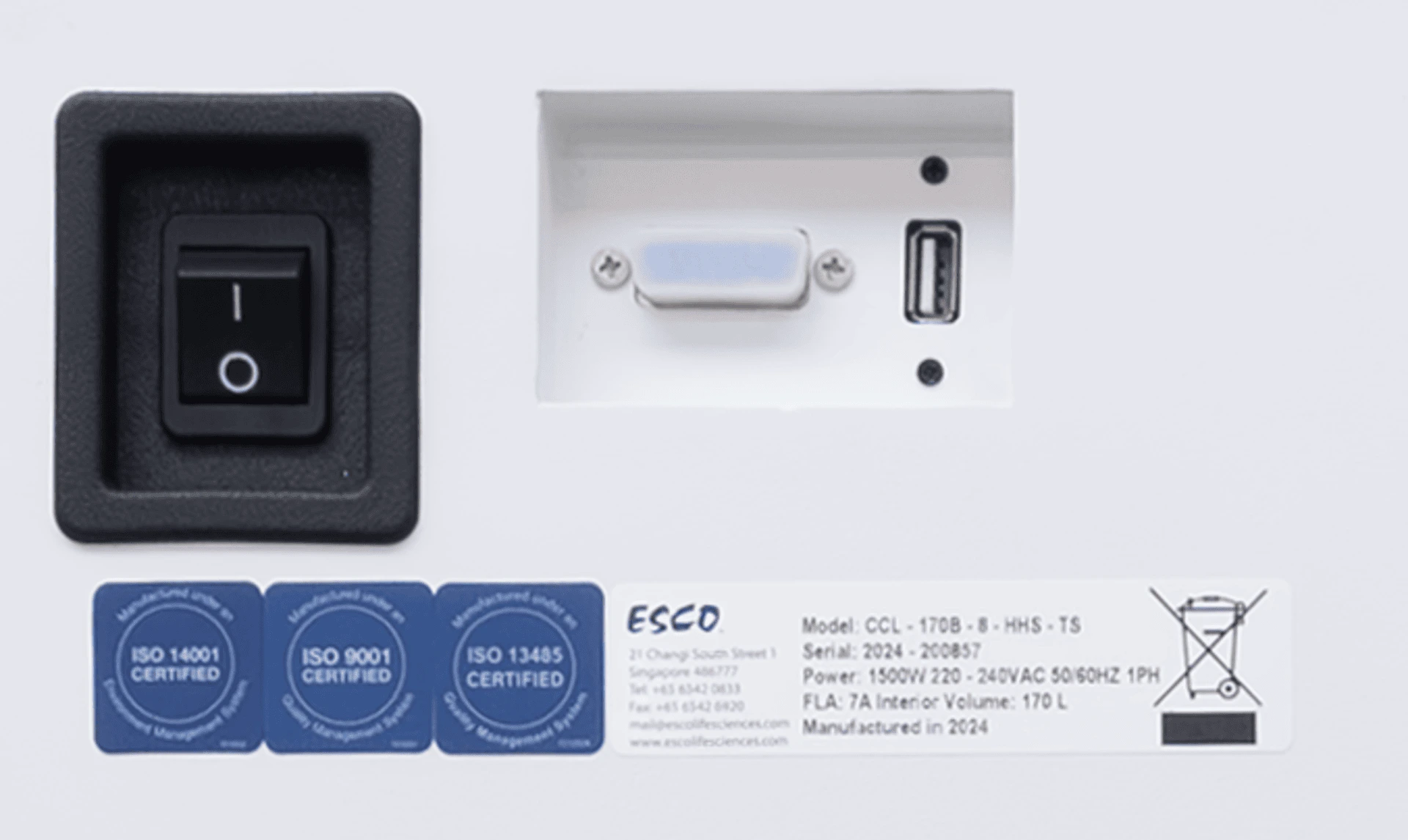 CelCulture® Touch CO₂ Incubator with Moist Heat Decontamination | Esco ...