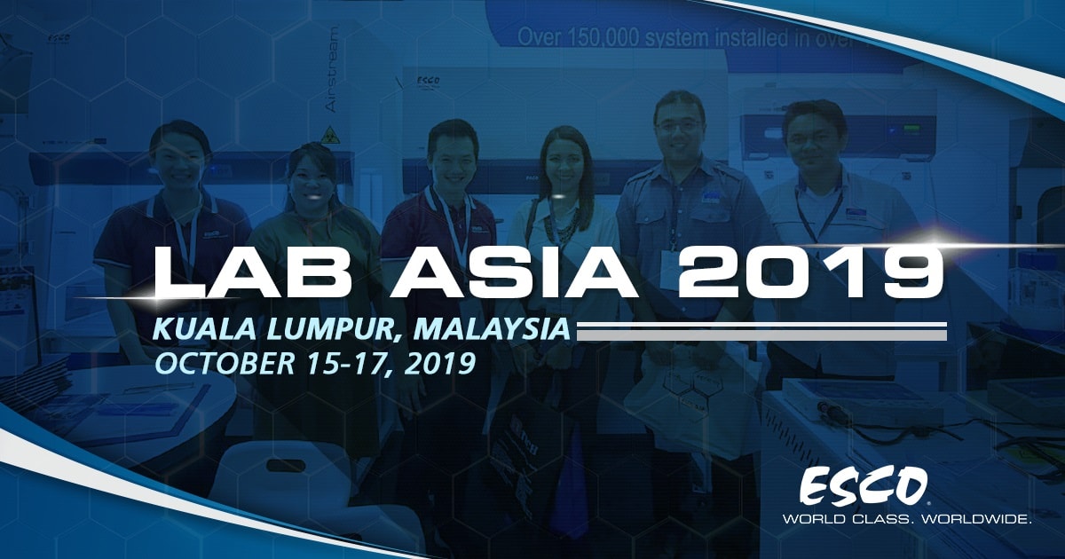 Esco at Lab Asia 2019, PWTC Kuala Lumpur